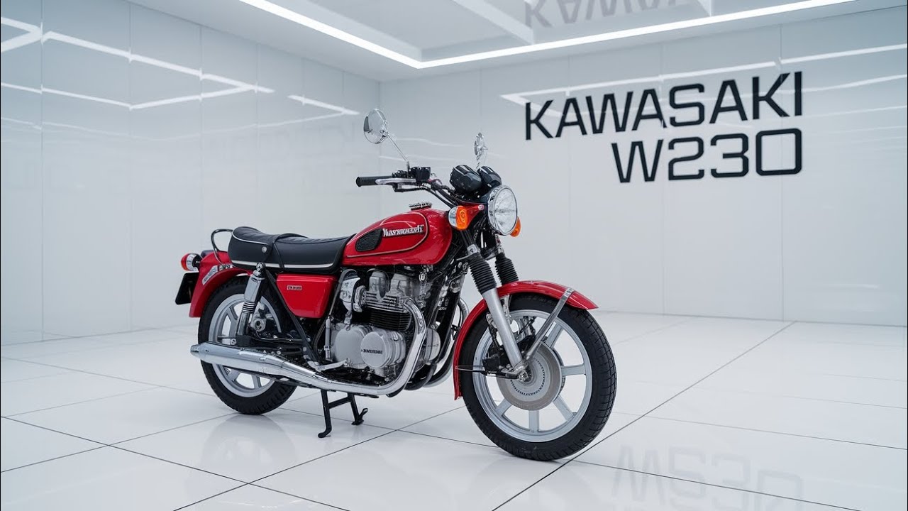 FIRST LOOK: 2026 Kawasaki W230 – Retro Style with a Modern Twist! You ...
