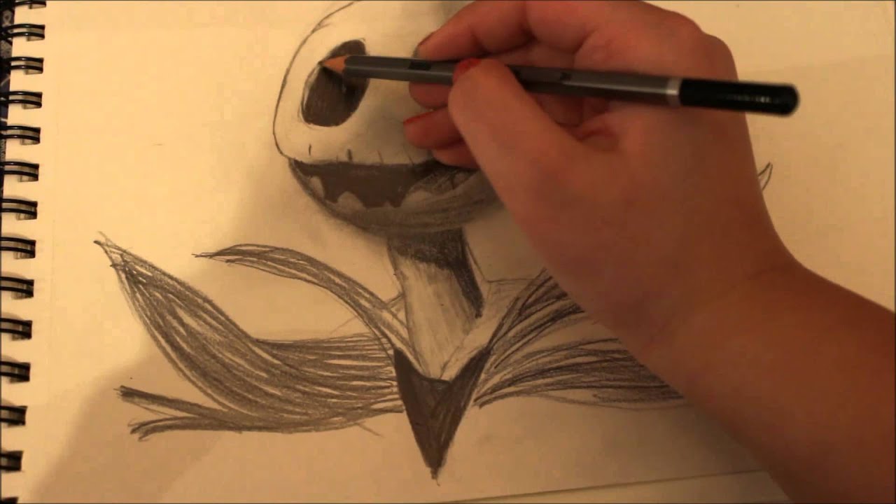 The Nightmare Before Christmas - Jack Skeleton Drawing - YouTube