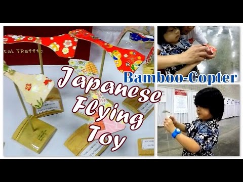GoPro Slow Motion: Take Tombo -- Japanese Flying Toy || Bamboo-Copter ...