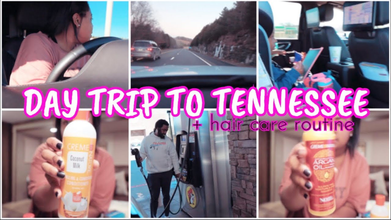 DAY TRIP TO TENNESSEE | ROAD TRIP WITH KIDS + HAIR CARE ROUTINE - YouTube