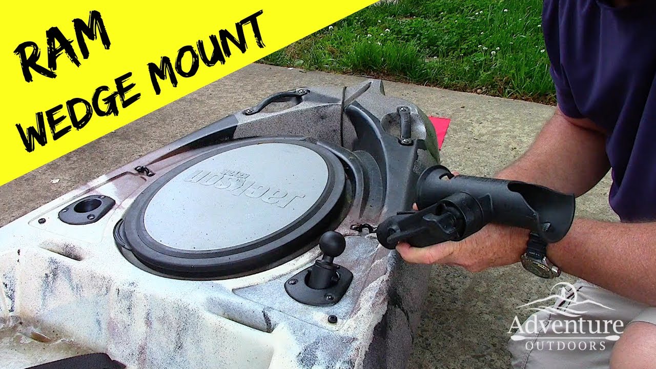 Ram Wedge Mount Assembly For Kayaks & Boats - YouTube