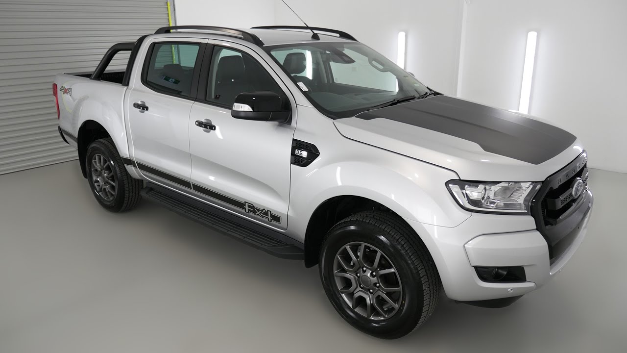 FORD RANGER 4x4 PU XLT FX4 Auto Ingot Silver M2KY - YouTube