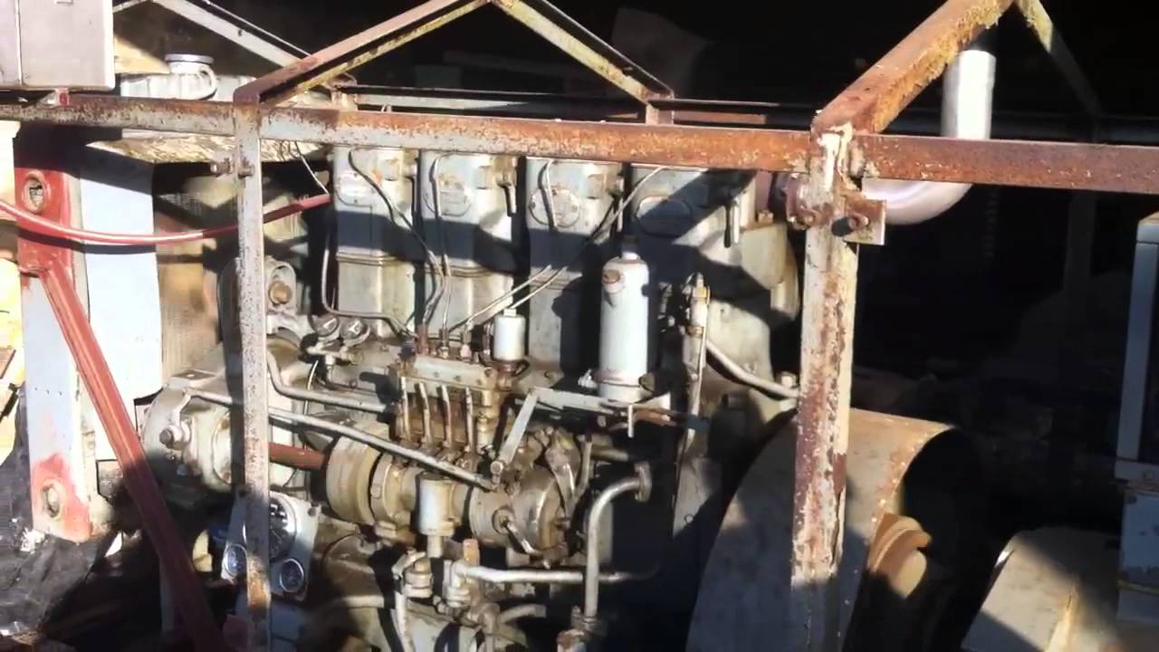 Gardner 4l3 generator set - YouTube
