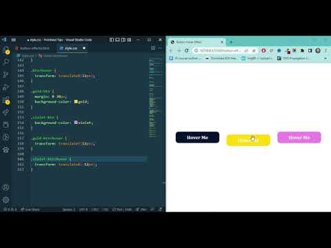 Hover Effects CSS | Button Effects | CSS Transitions - YouTube