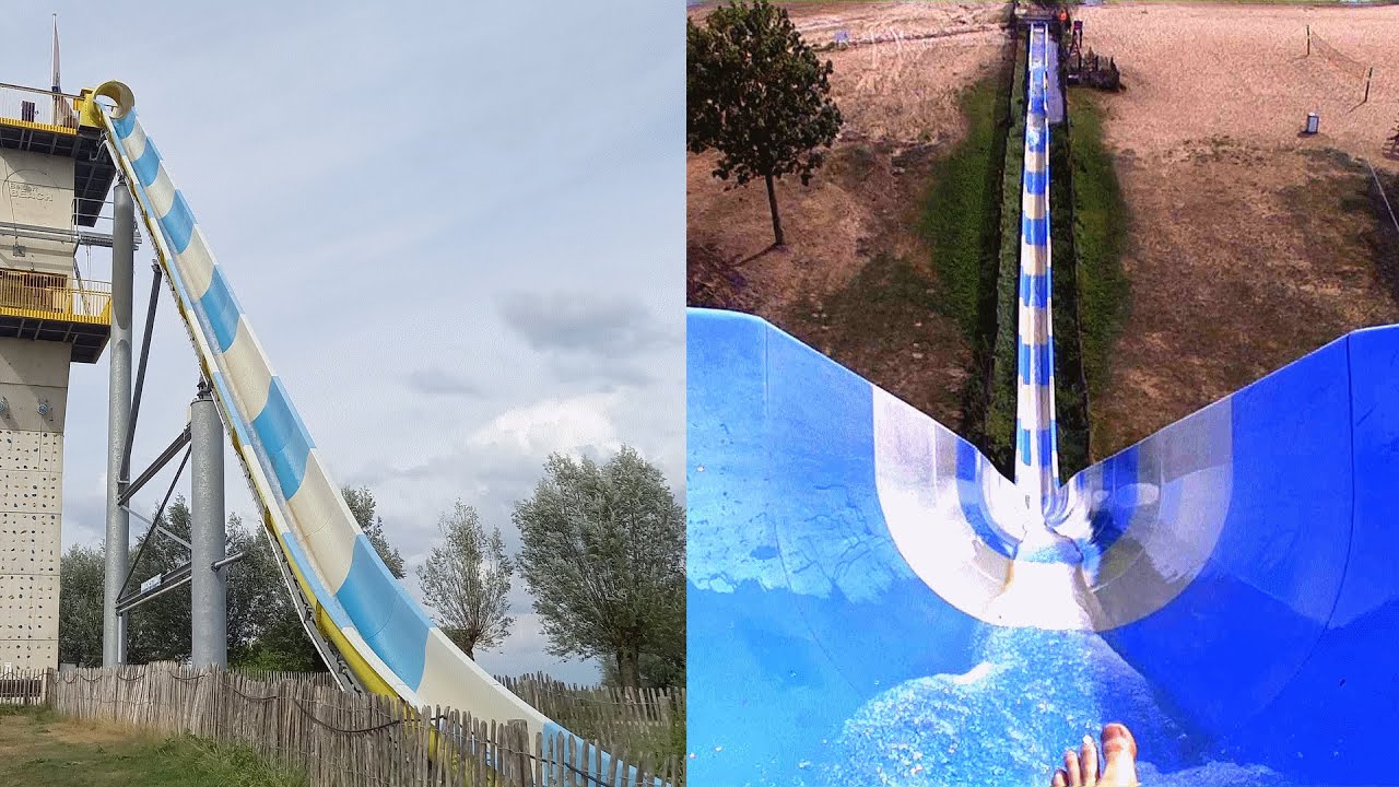 HOOGSTE EN SNELSTE GLIJBAAN! | Killer Surf bij Beldert Beach - YouTube