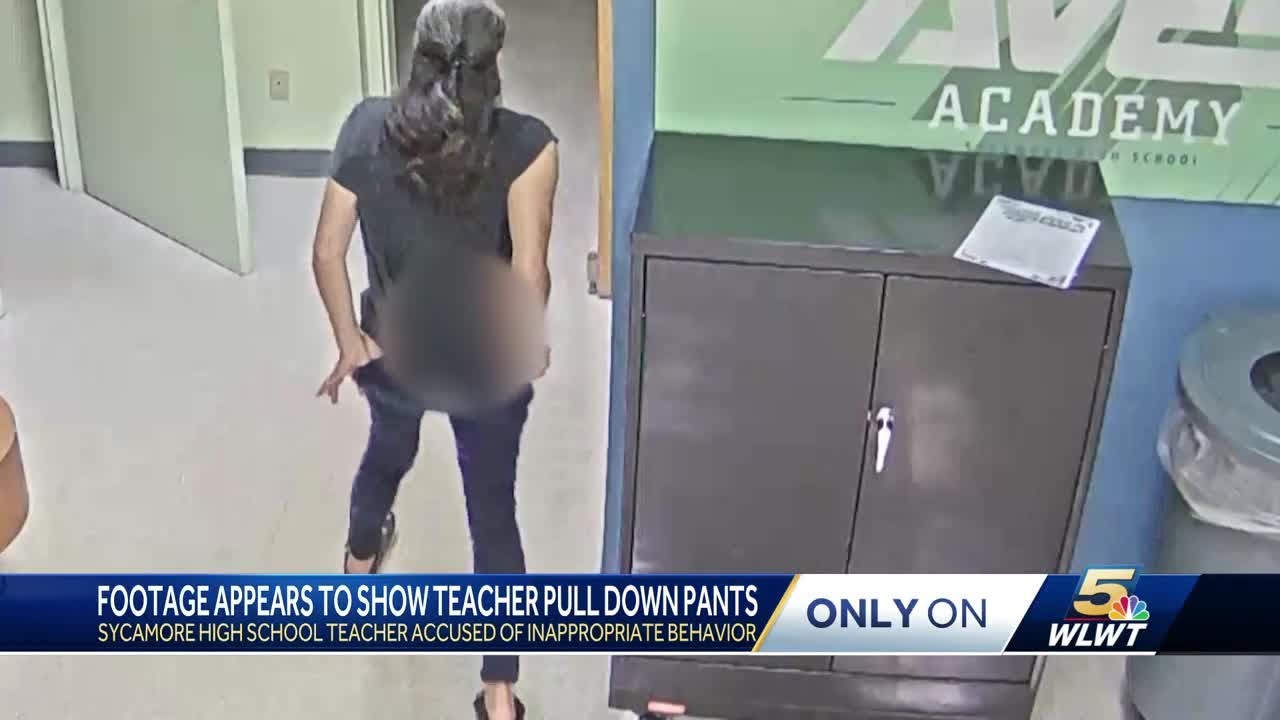 Footage appears to show Sycamore teacher pull pants down during board meeting - YouTube