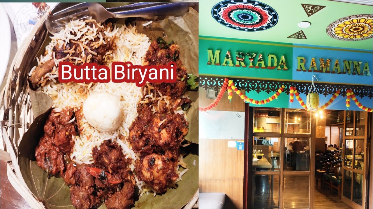 Butta Biryani|Mixed non-veg Biryani|Maryada Ramanna|Review|Ajit Rupa ...