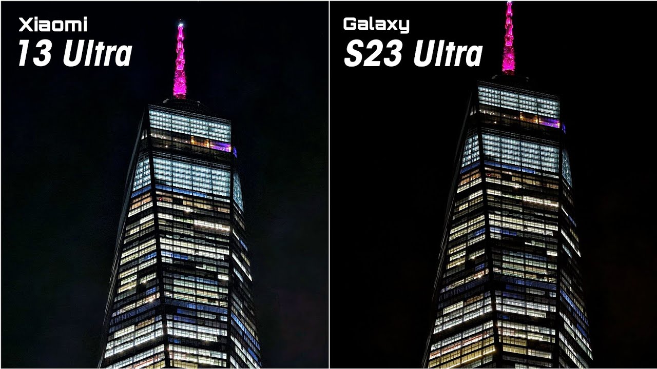 Xiaomi 13 Ultra vs Samsung Galaxy S23 Ultra Night Mode Camera Test ...