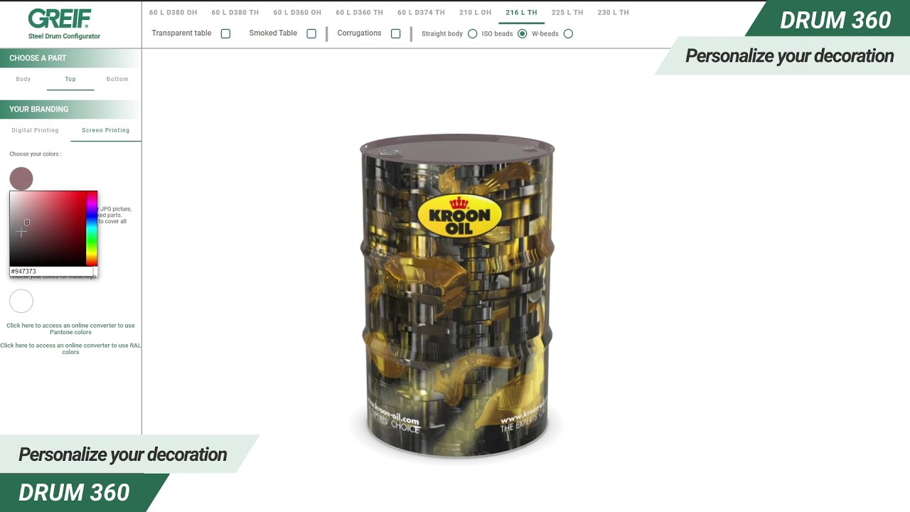 Custom Printing For Steel Drums | Drum 360 - YouTube