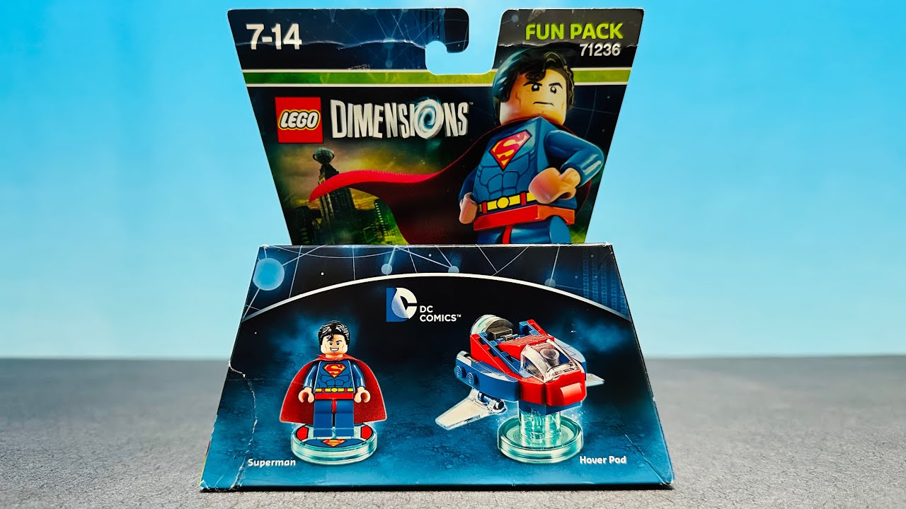 Superman LEGO Dimensions ASMR Build (71236) - YouTube
