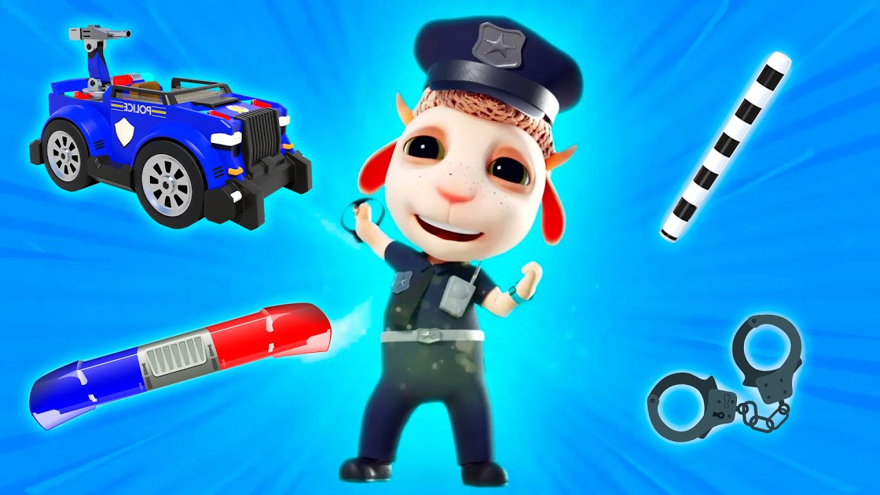 Tommy Super Policeman | 3D Cartoon for Kids | Dolly and Friends Shorts ...