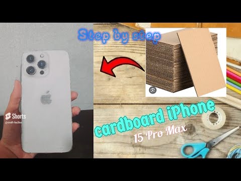 how to make paper iphone 15 pro max/DIY iphone 15 pro max from ...