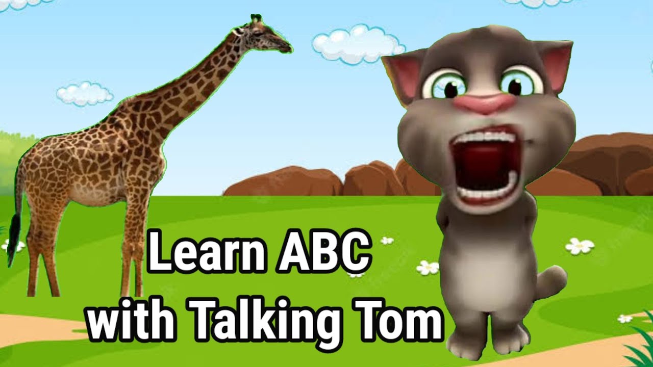 ABC Alphabets with Talking Tom, ABC Rhymes, abc Song, abc for kids, talking Tom, - YouTube
