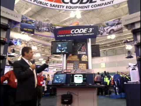 Code 3 Z3 Siren Unveiling at Police Security Expo 2011 - YouTube