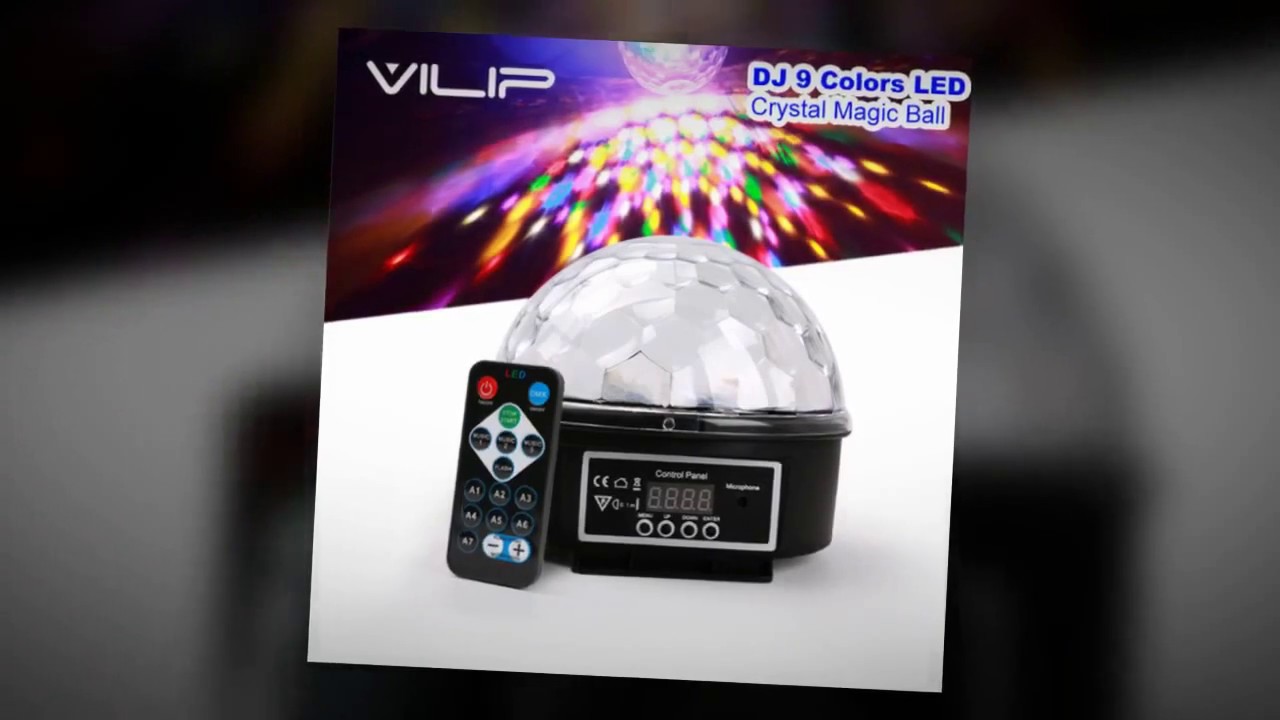 Laser Party Light mp3 Player Speaker. Disco ball laser lights - YouTube