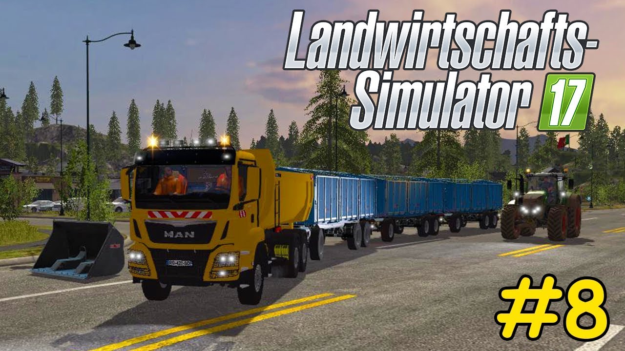 LS17 CONSTRUCTION Teil 8 - NEUE ANHÄNGERSCHLANGE | Liongamer1 - YouTube