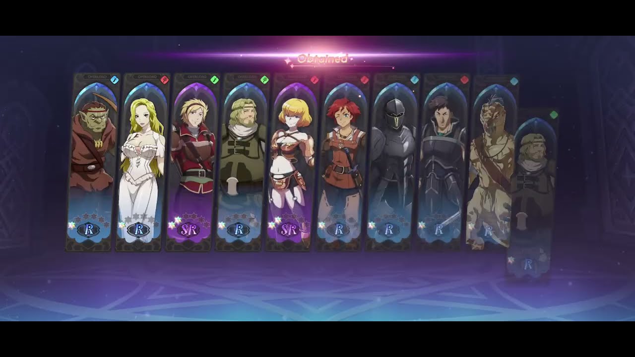 Zesshi Gacha 6 Star Lord Of Nazarick Game Sea - YouTube