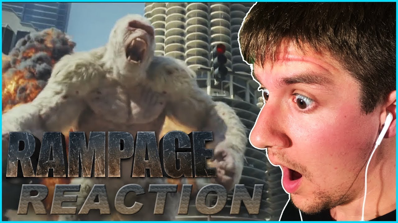 RAMPAGE - Official Trailer Reaction & Review - YouTube