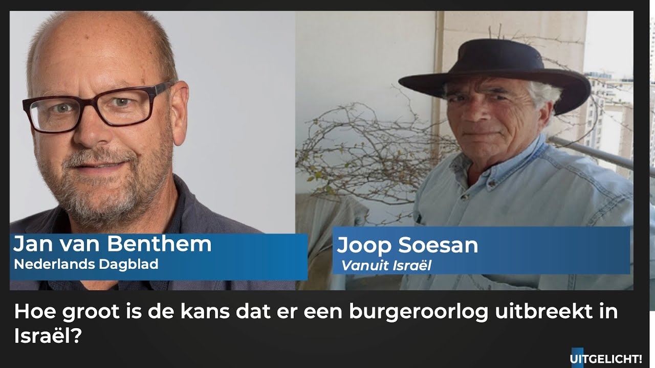 Uitgelicht! 27 maart 2023 - Jan van Benthem over onrust in Israël - YouTube