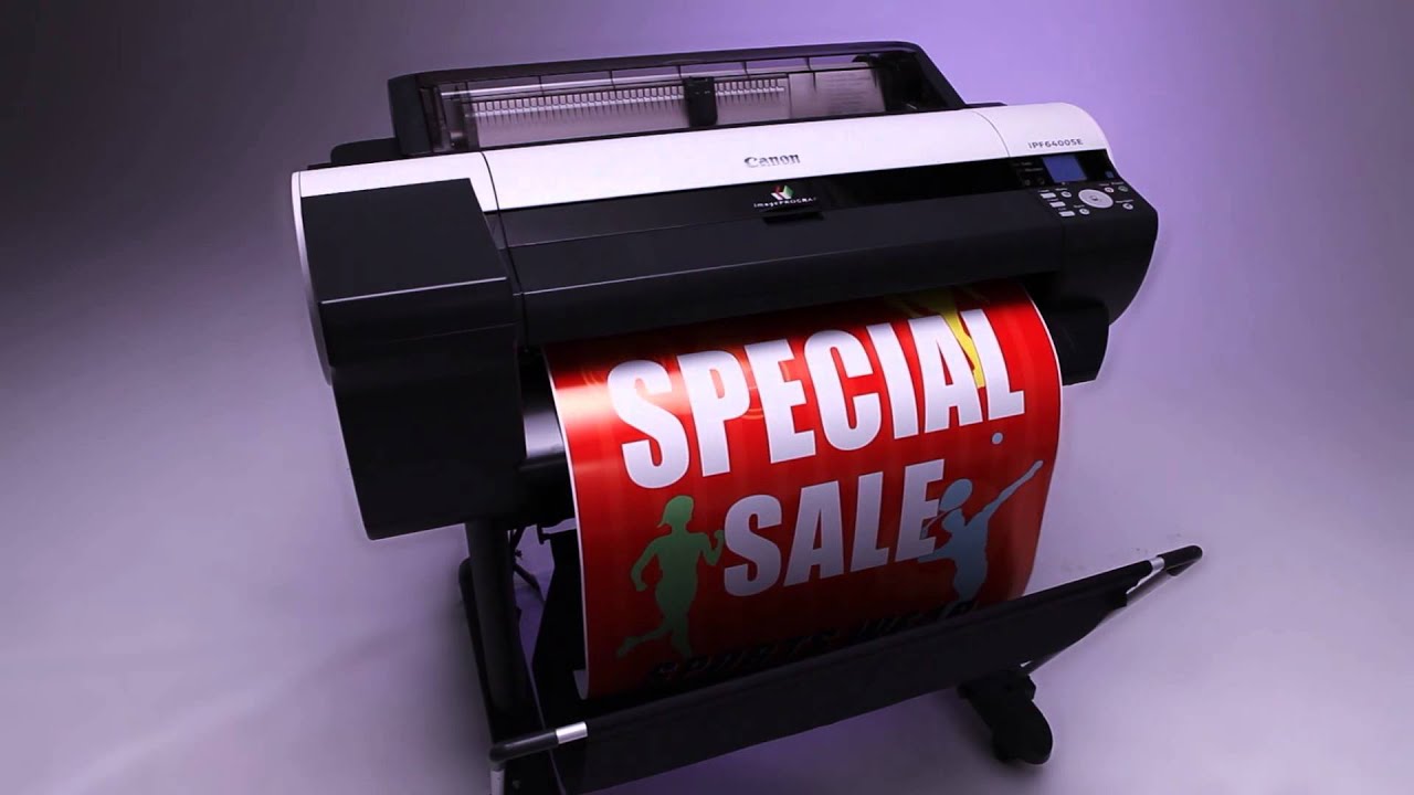 Canon iPF 6 Color Printer Overview - YouTube