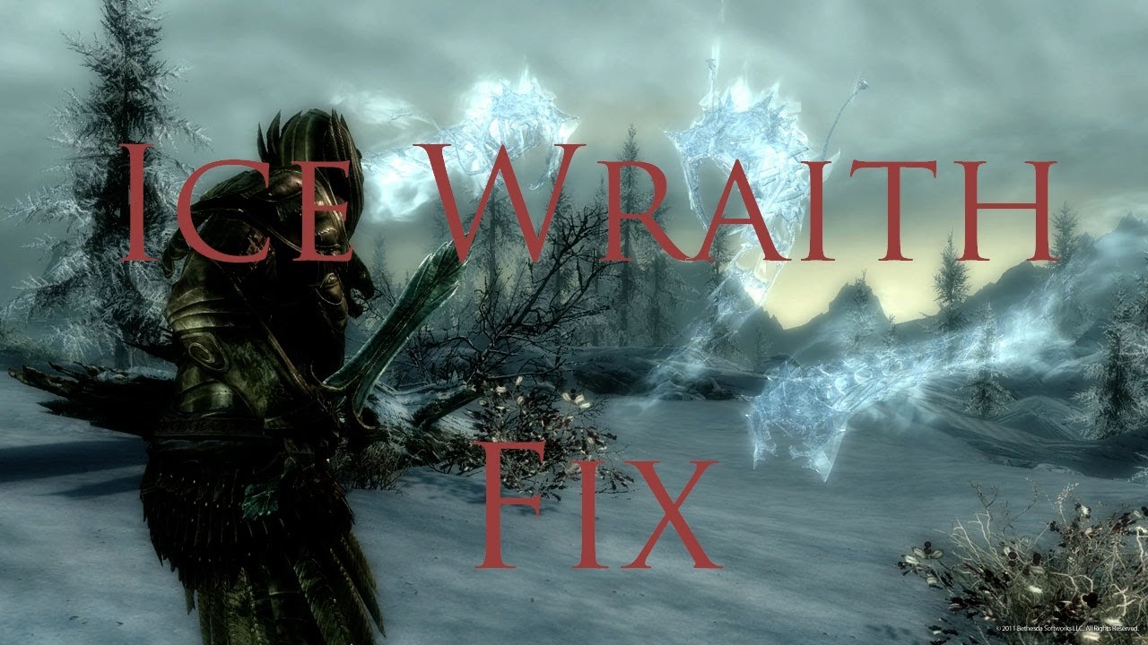 Skyrim "Ice Wraith" Fix - YouTube