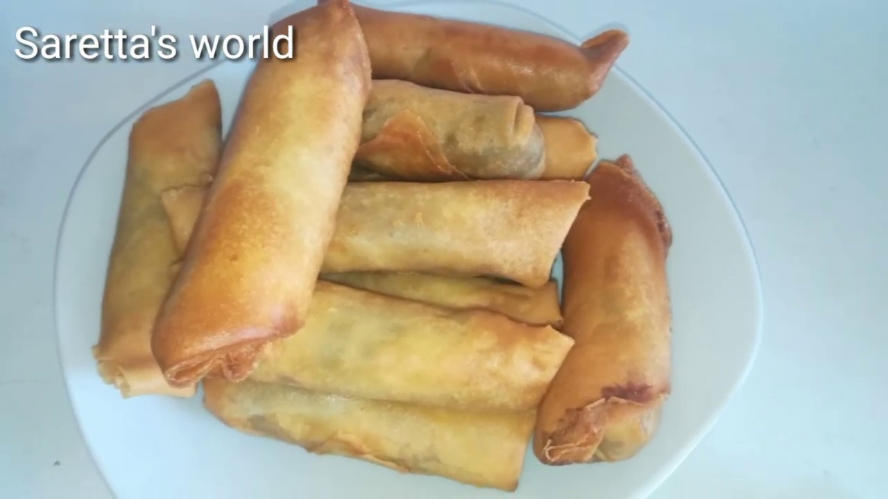 HOW TO MAKE GHANA SPRING ROLLS 2019 - YouTube