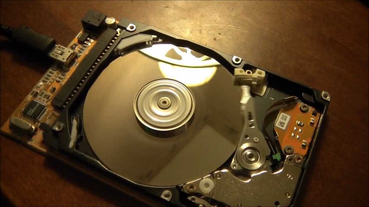 Inside a Hard Drive - YouTube