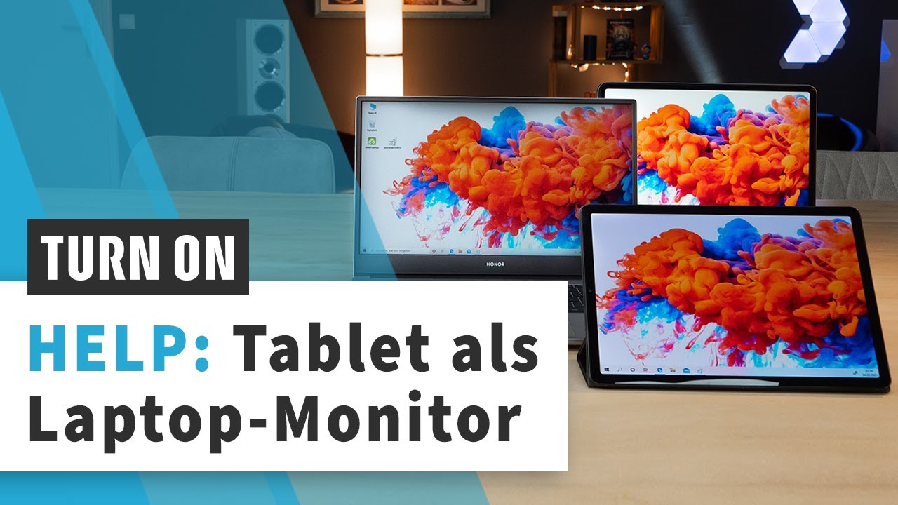 Tablet als zusätzlichen Monitor für Notebook nutzen: So geht's - YouTube