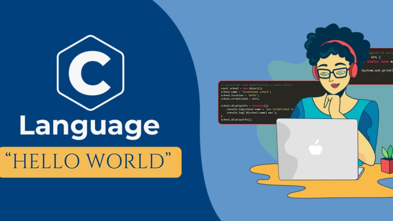 Hello World C C Hello World Chello C Clanguage Coding Youtube 5496