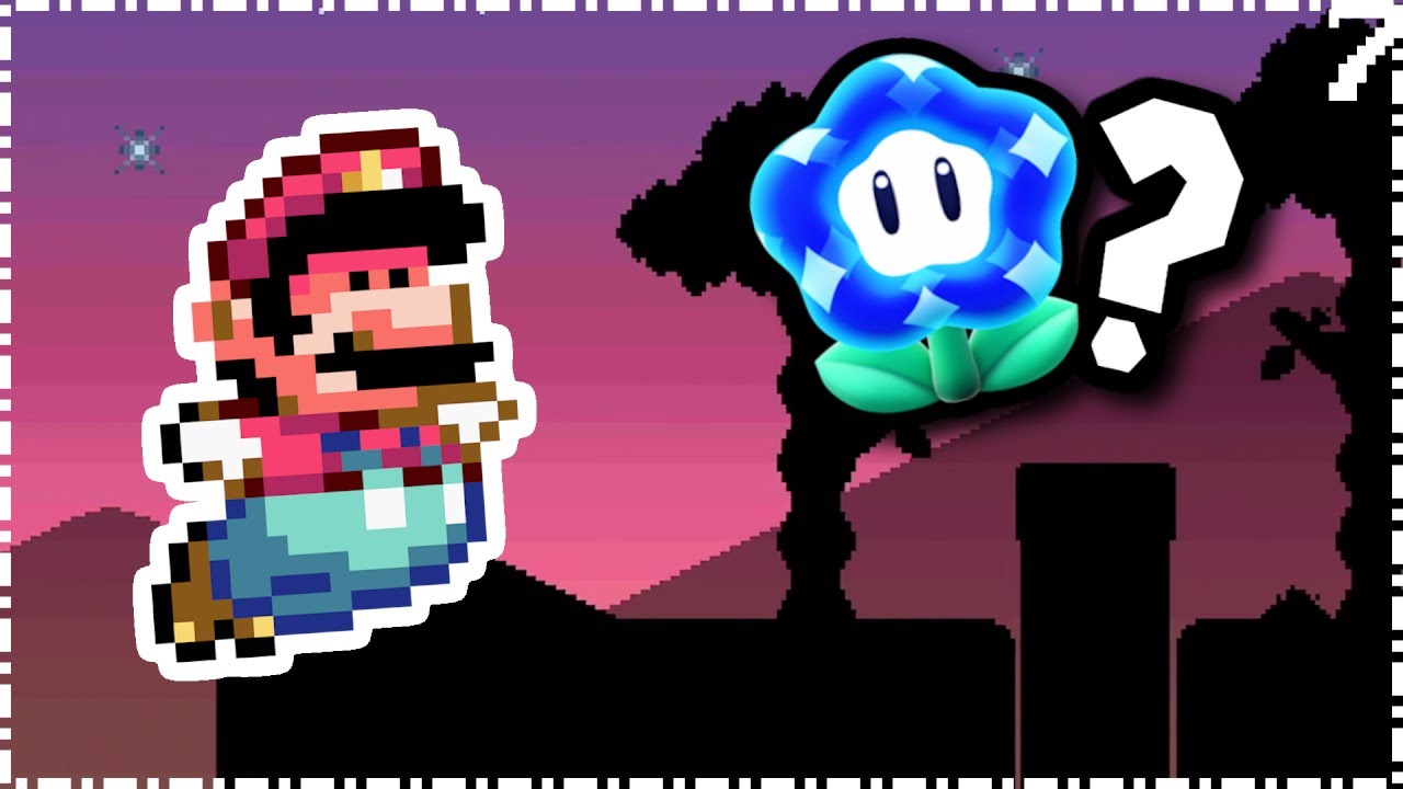 A Super Mario World Level... Inside a Wonder Flower?! - Super Mario ...
