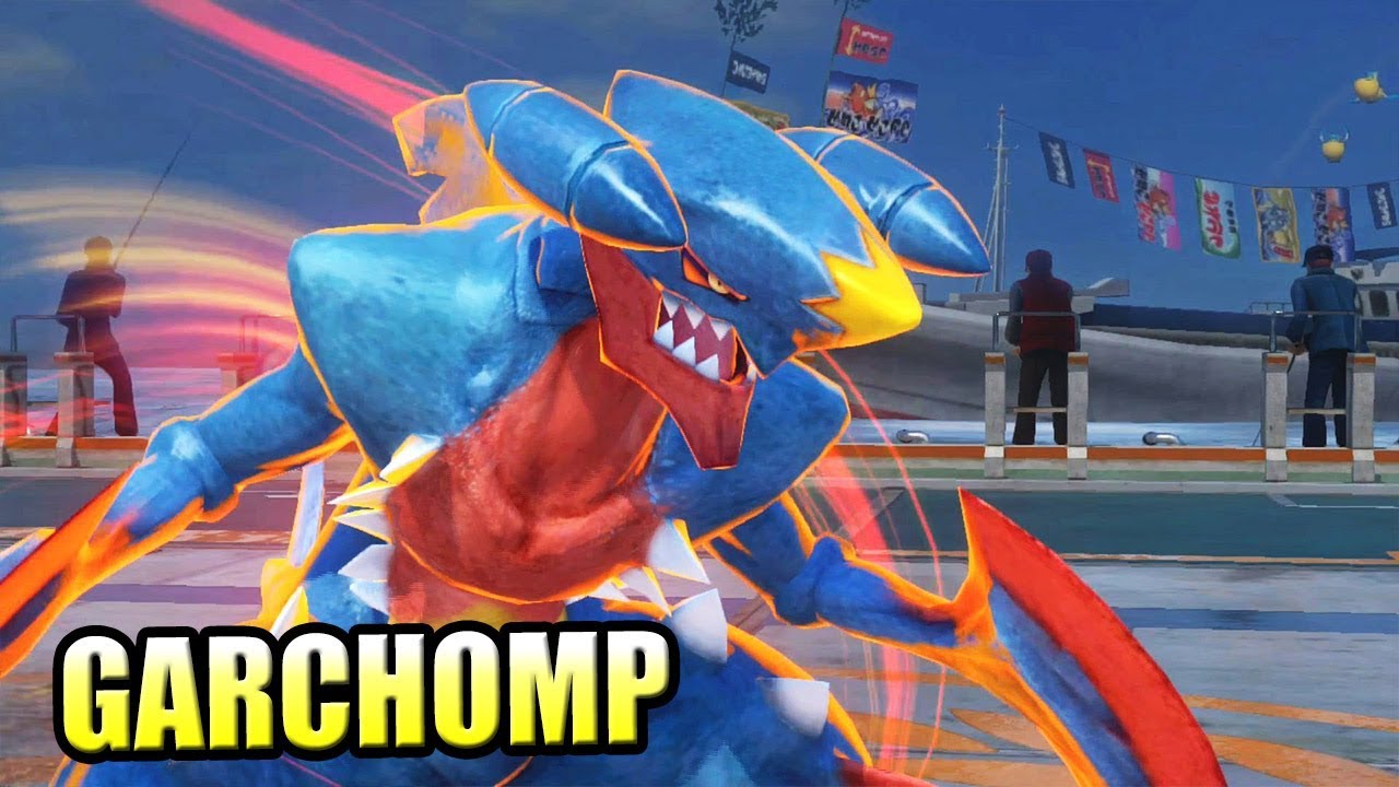 Pokken Tournament DX Gameplay Part 36 — GARCHOMP Gameplay {Switch ...