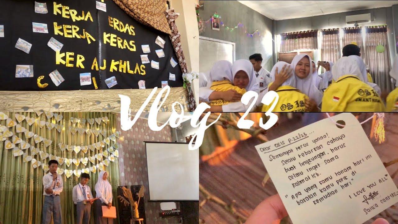 #vlog23 - SERTIJAB OSIS!!!!! - YouTube