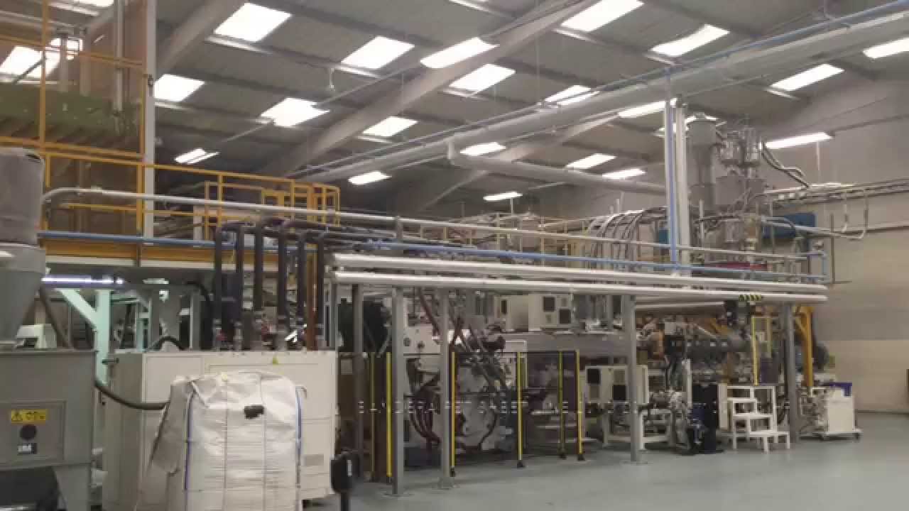 Bandera PET film sheet line 800/1000kg/hr yr.2010/2014!! - YouTube