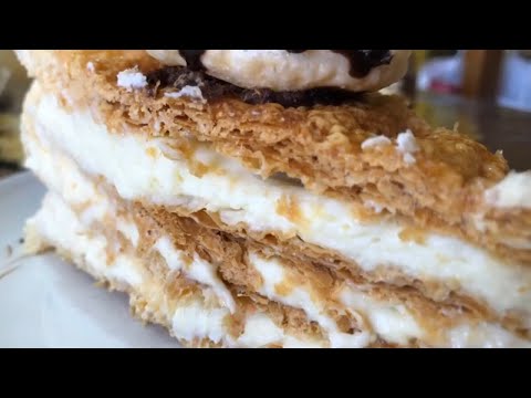 TORTA MILLEFOGLIE AL LIMONE 🍋/ thousand leaves cake with lemon - YouTube