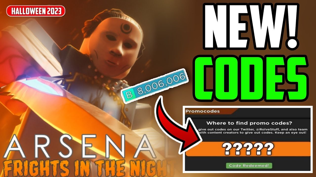 ⚠️UPDATE! CODES⚠️ARSENAL ROBLOX CODES 2023 - ARSENAL CODES - NEW ...