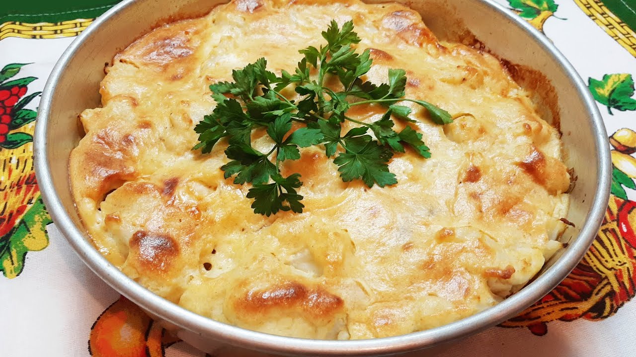 Zapečeni karfiol u rerni - YouTube