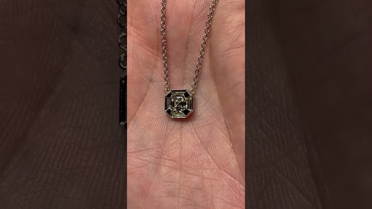 PENDANT 974 - Diamond in 18kt White Gold. MICHAEL ALEXANDER JEWELRY ...