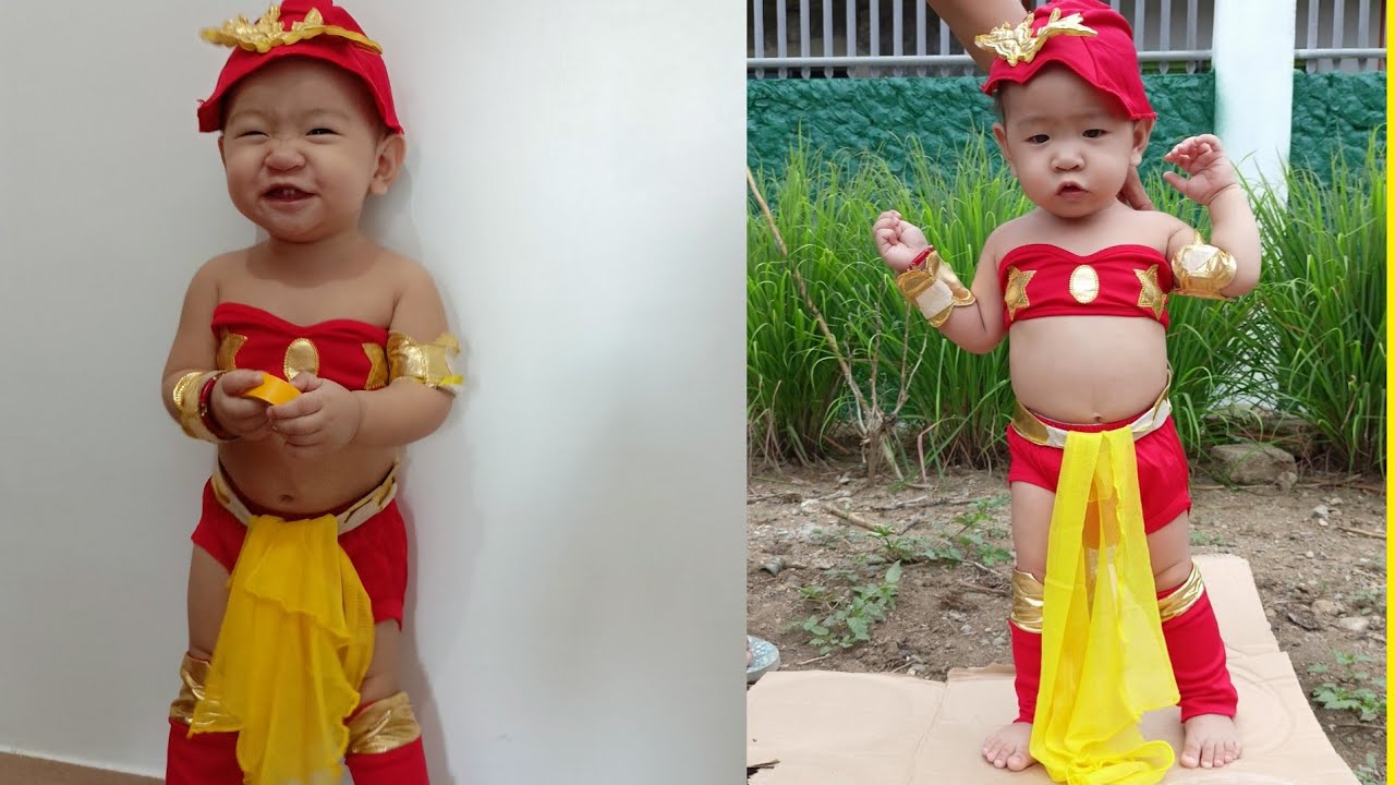 Ding Ang Bato "Darna"|Diy monthly milestone|Aera shin @11mos - YouTube