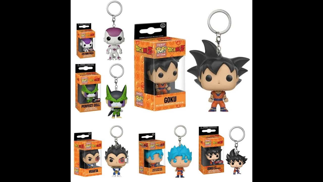 Chaveiro Funko Pocket Pop Keychain do Dragon Ball Z - Goku Vegeta Cell ...