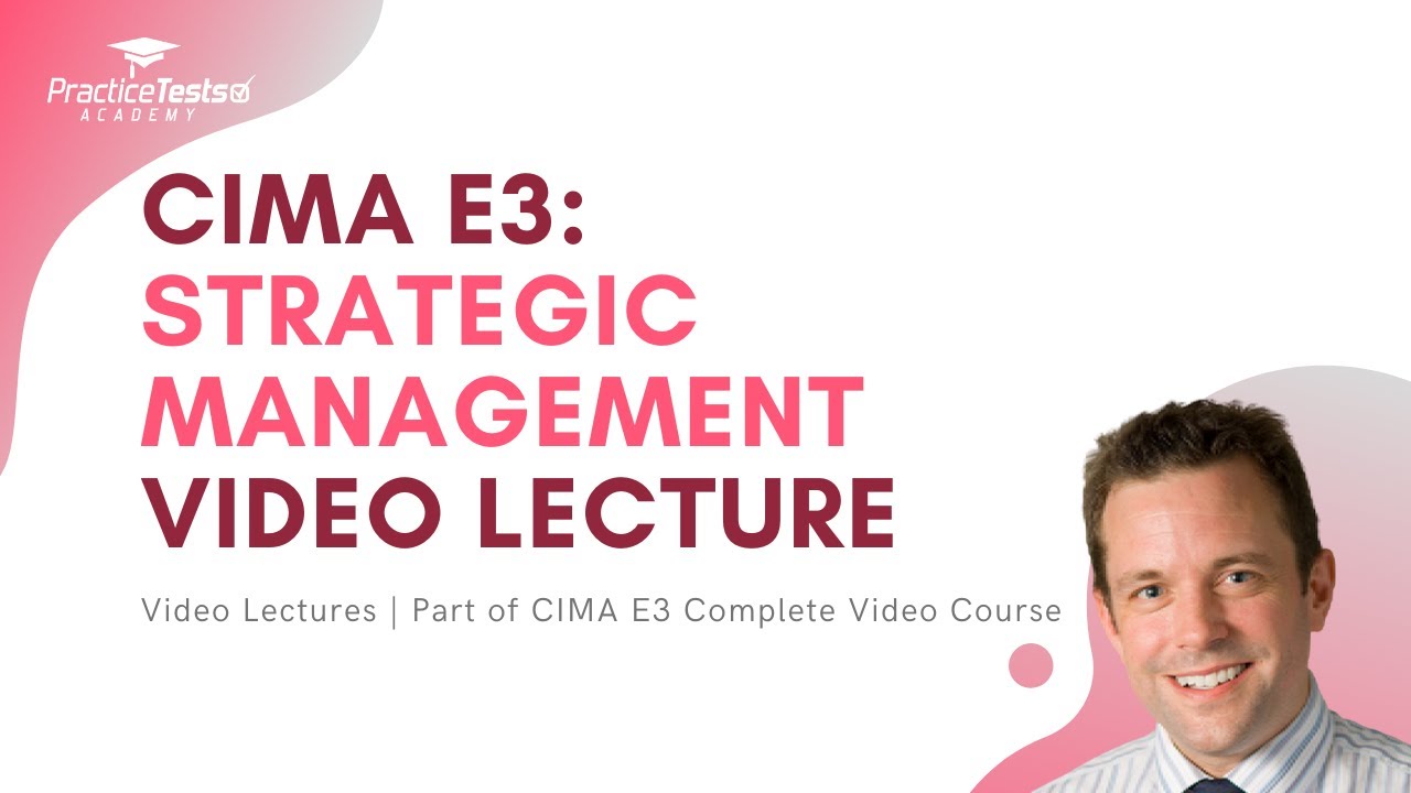 CIMA E3 online course with video lectures - description - YouTube