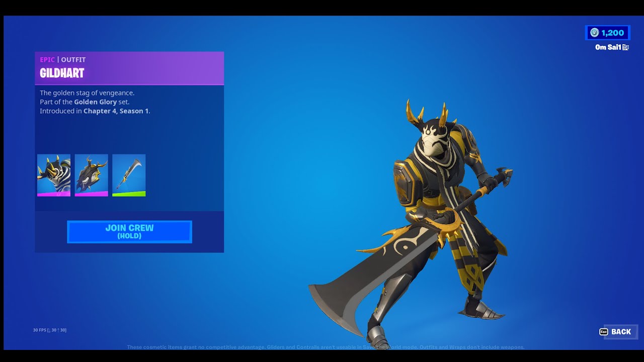 Fortnite Item Shop *NEW* GILDHART CREW PACK + HAPPY NEW YEAR! (1st ...