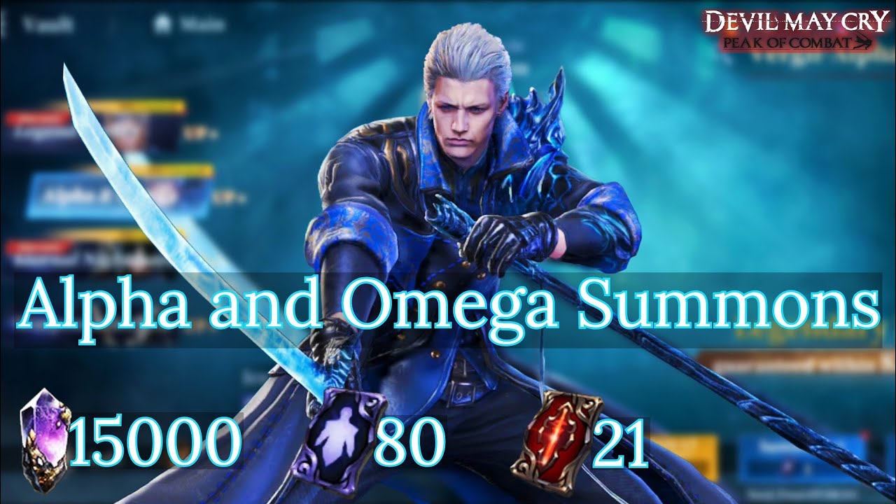 Devil May Cry: Peak of Combat ( DMC POC ) | Alpha and Omega Summons | The KiLLeR. - YouTube