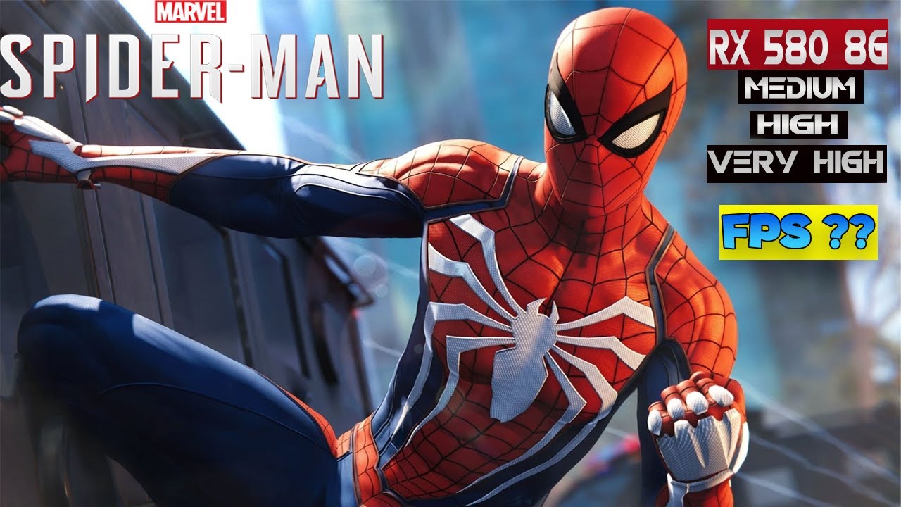 SPIDER MAN REMASTERED ON RX 580 8GB GAMEPLAY - YouTube