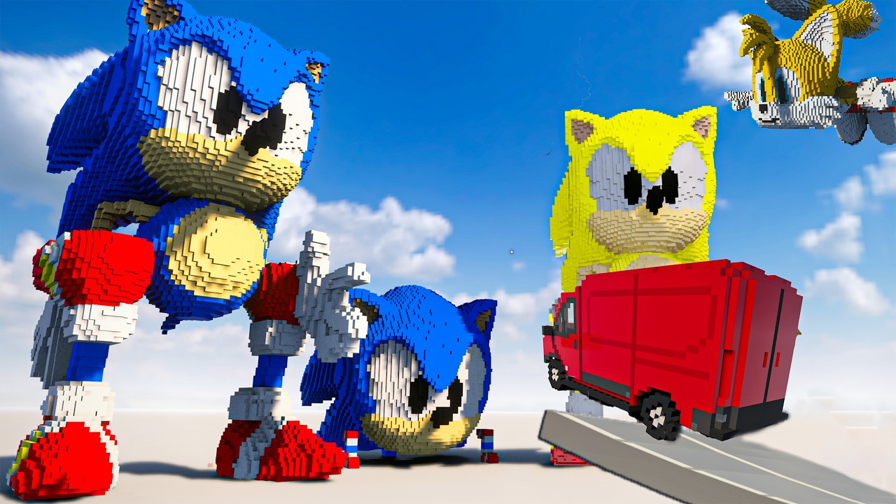 Cars vs Sonic And Tails | Teardown - YouTube