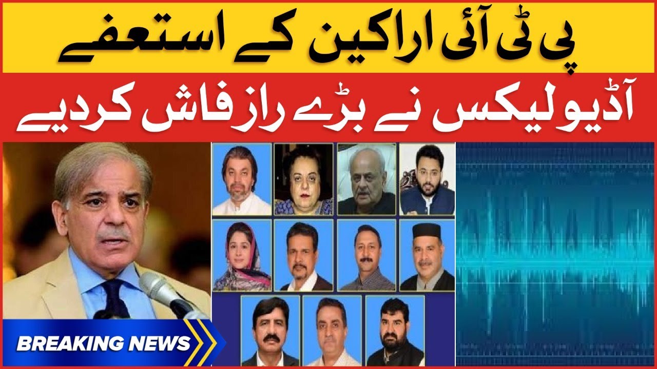 Shehbaz Govt Exposed | PTI Members Resignation | PMLN Audio Leaks ...