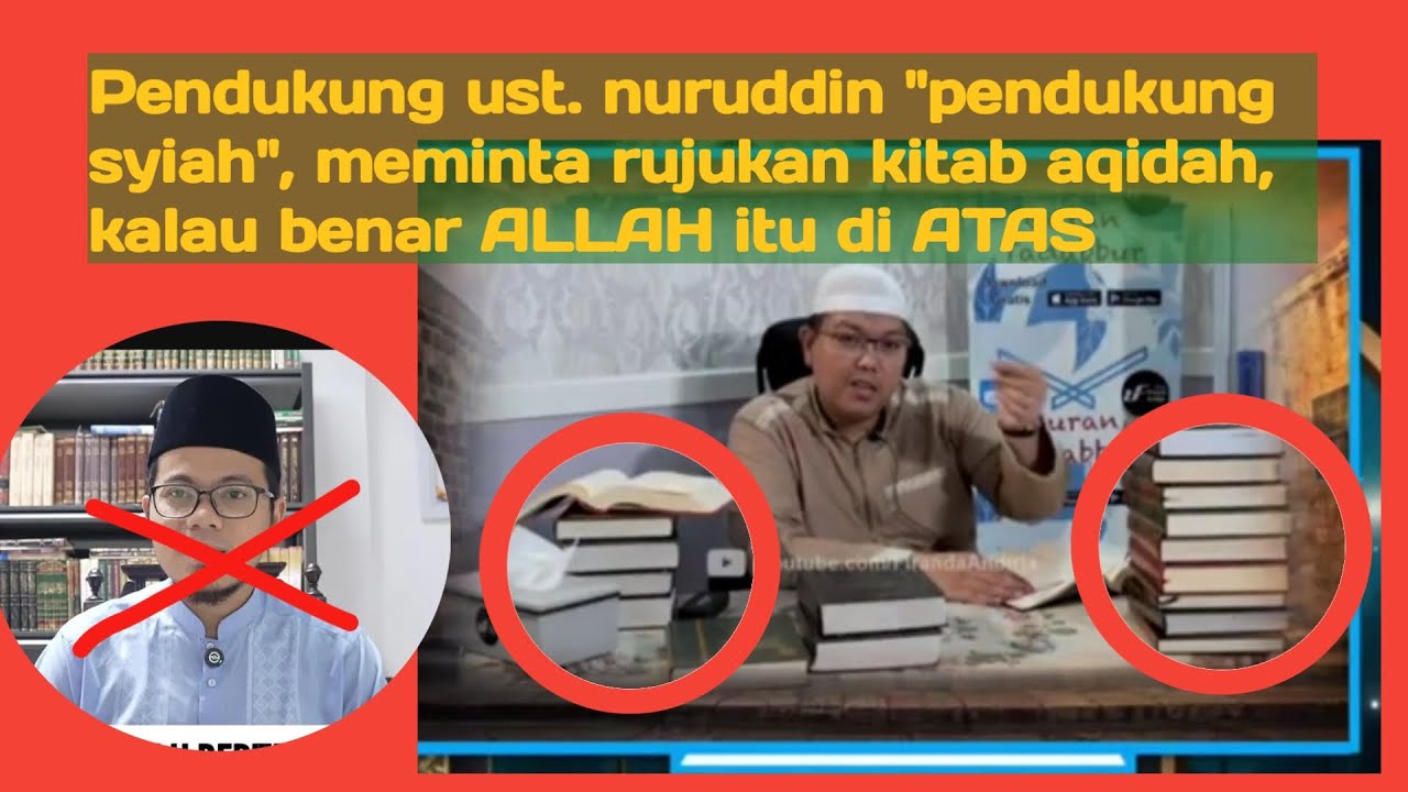 pendukung ust Nuruddin "pendukung syiah"| meminta kitab rujukan aqidah ...