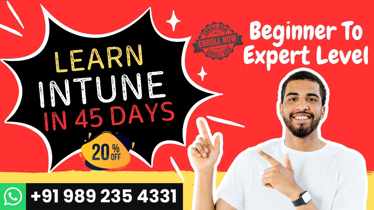 Learn Microsoft Intune In Just 45 Days | Beginner To Expert Level | Online Intune Training ...