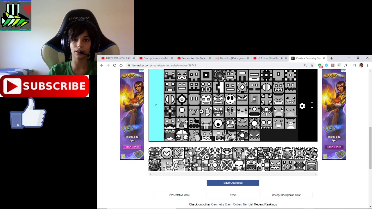 TIER LIST CUBES / GEOMETRY DASH - YouTube