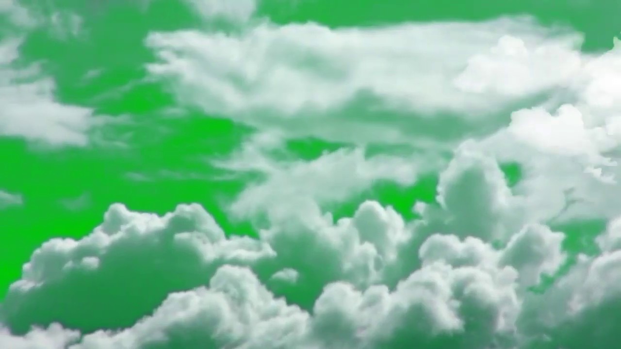 Green screen cloud animiton effect - YouTube