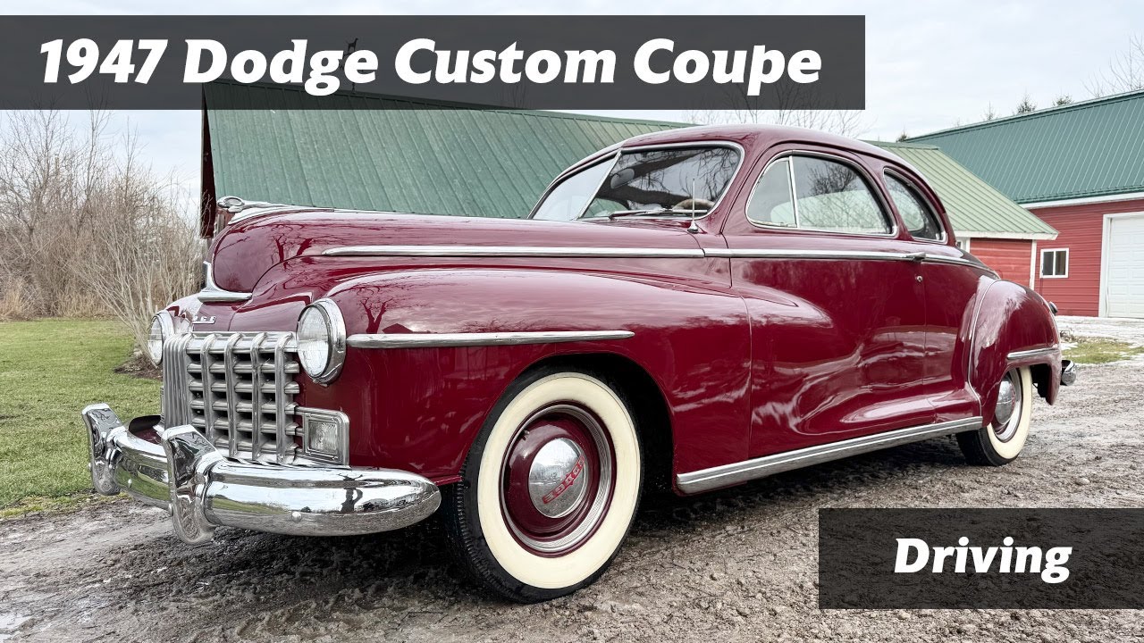 1947 Dodge Custom Driving - YouTube